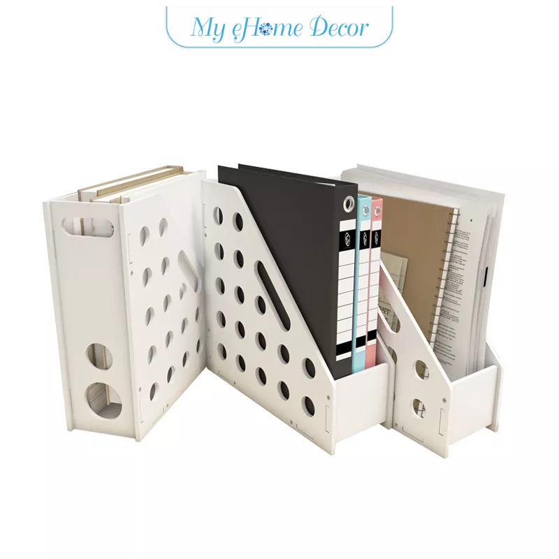 Simple office desktop file rack book stand desktop file storage stand ...