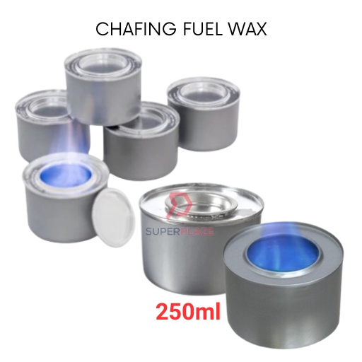 250ml Chafing Fuel Steno Heating Wax Heating Candle Light Gel Lilin ...