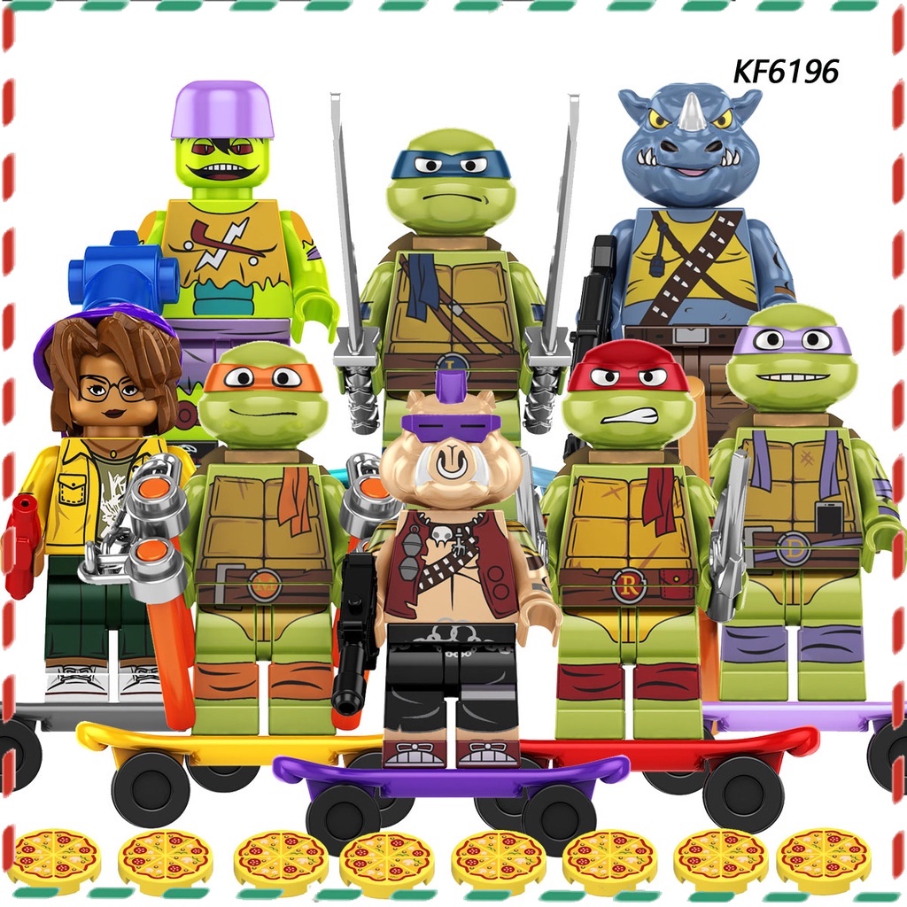 Children's Toys Teenage Mutant Ninja Turtles Building Block minifigures ...