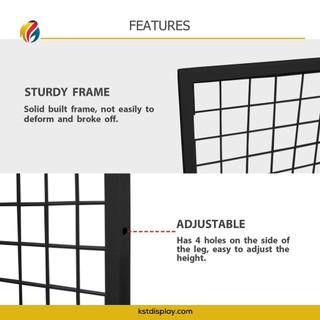 (HIGH QUALITY) NETTING FRAME DISPLAY RACK / MULTIFUNCTIONAL IRON GRID ...