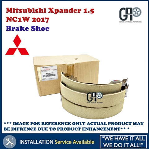 Mitsubishi Xpander 1.5 NC1W 2017 Brake Shoe Rear Genuine Mitsubishi - 4605A259 | Shopee Malaysia
