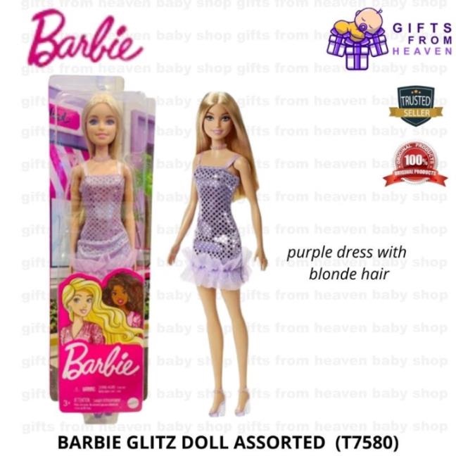 Barbie Glitz Doll Assorted T7580 Shopee Malaysia