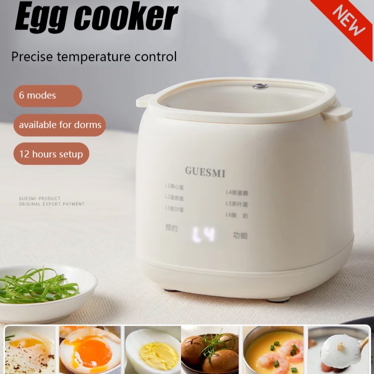 Quick Breakfast Smart Automatic Egg Boiler Steam Egg Cooker Timing ...