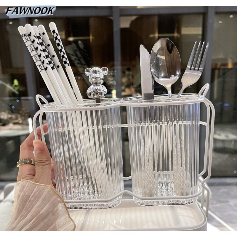 New Kitchen Wall-Mounted Chopstick Holder Drain Rack Household ...