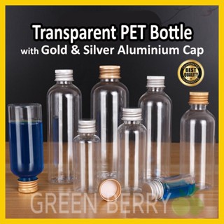 Transparent PET Juice Bottle with Aluminum Cap | Plastik Botol untuk ...