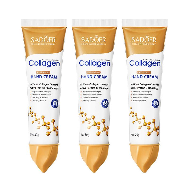 [Local Delivery] Sadoer Collagen Hand Cream, Anti-Wrinkle, Moisturizing, Nourishing, Anti ...