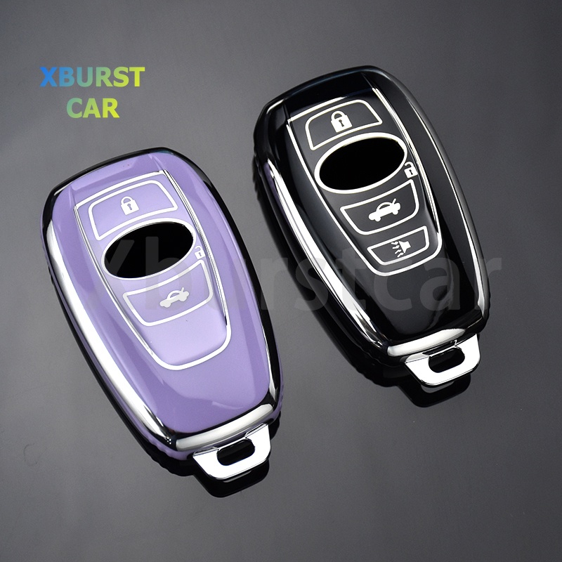 TPU Car Smart Key Cover Case Bag Keychain for Subaru BRZ Forester ...