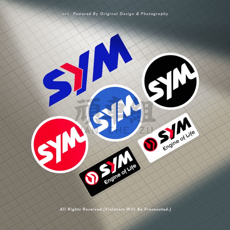 SYM logo sticker JOYMAX MAXSYM400 MMBCU 4MICA150 DRGBT FIDDLE DX JET SL ...