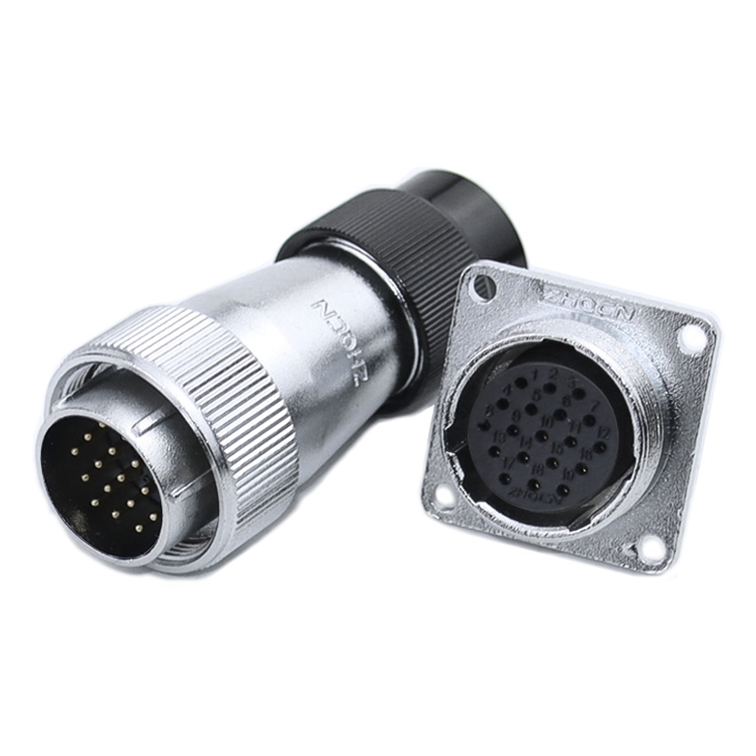 ZHQCN WS24 TD/Z Butt Joint 5A to 25A M24 Soldering Aviation Connector 2 ...