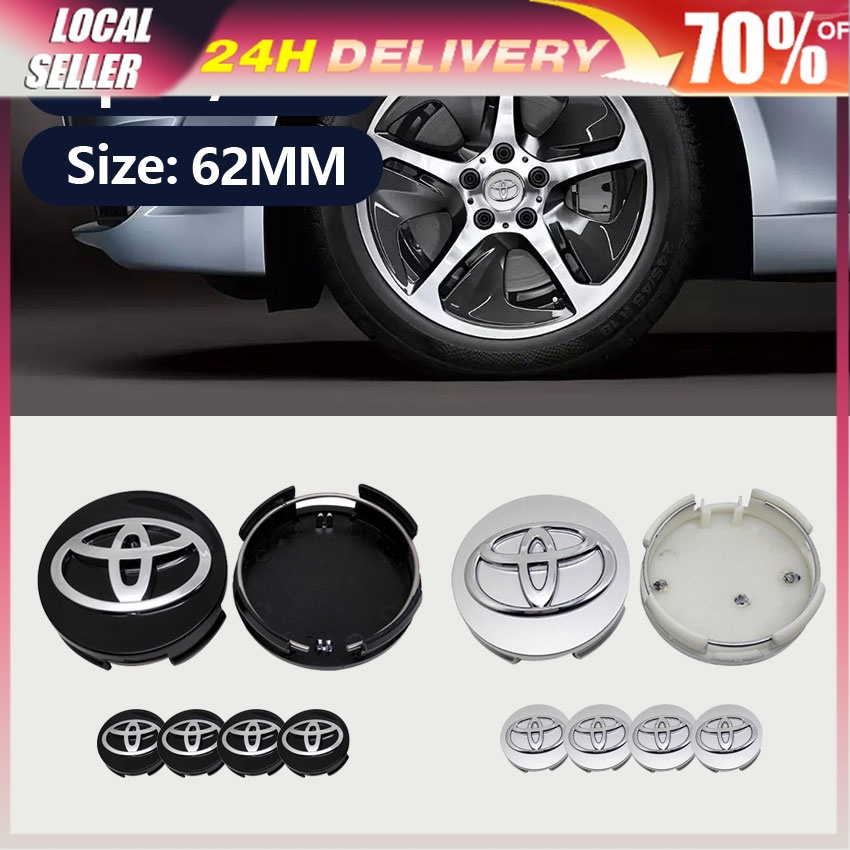 Toyota Series Wheel Hub Logo 57mm 62mm Rim Cap Rim Centre Cap | Shopee ...