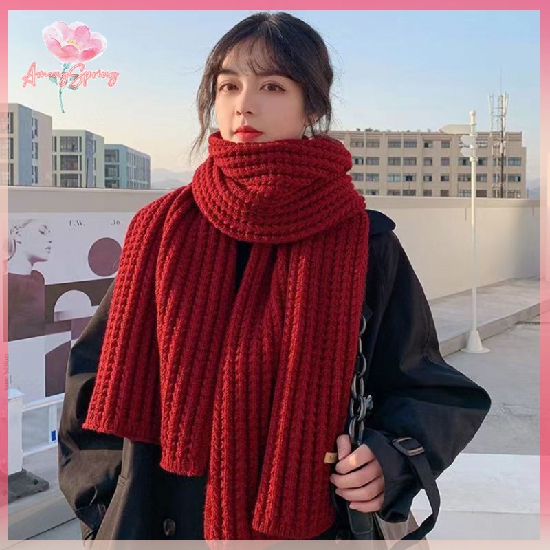 AmongSpring> Korean Scarves For Women Men In Autumn And Winter ...
