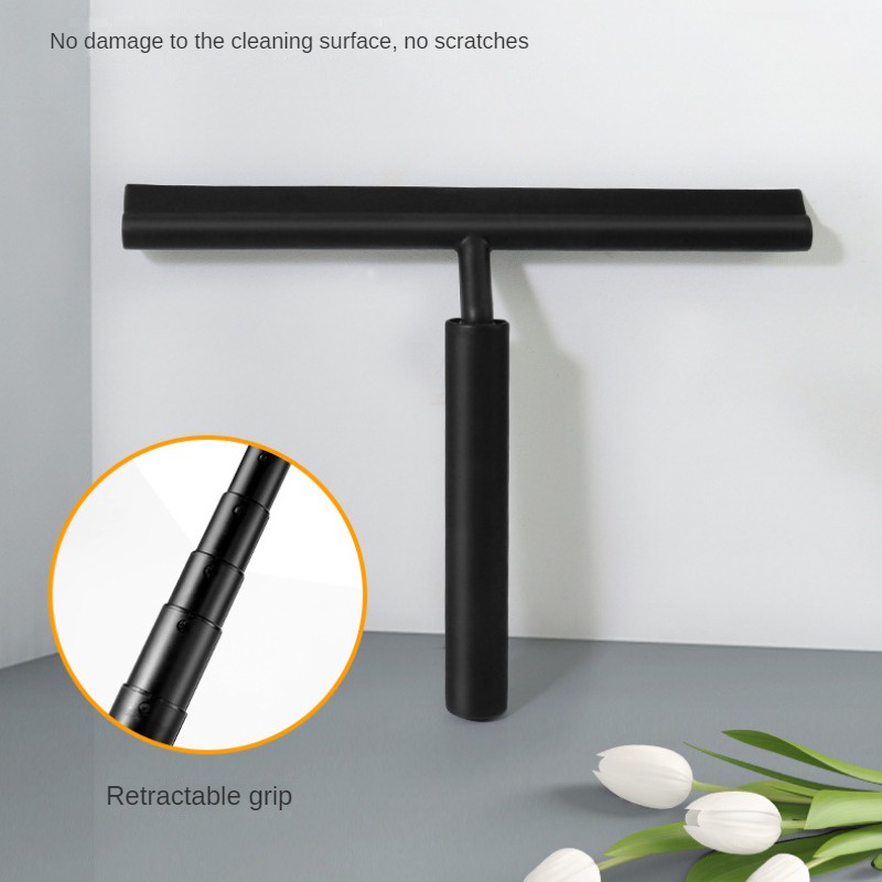 Telescopic Shower Squeegee cleaner for Glass Door Wiper Scraper with ...