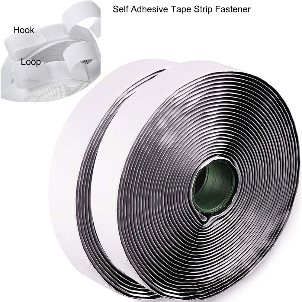 Self Adhesive Strips Strong Back Sticky Fastening Hook Tape Nylon ...