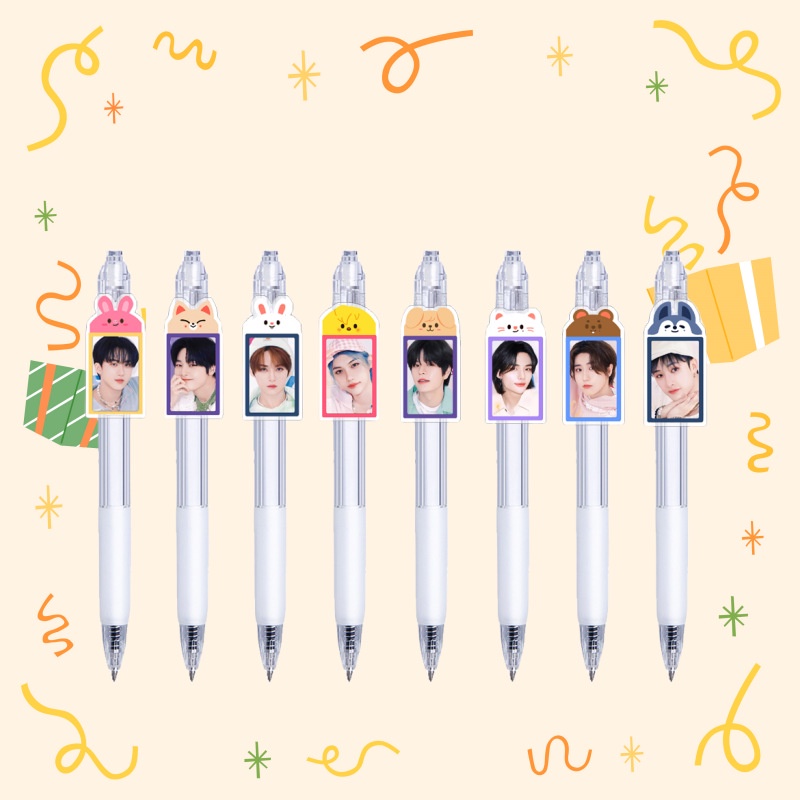 Kpop Stray Kids Neutral Pen Signature Pen Student Stationery Felix Bang ...