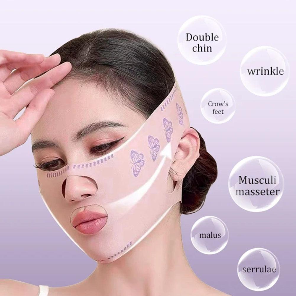 Soft Comfortable Face-Lift Bandage Highly Elastic Breathable V-Face ...