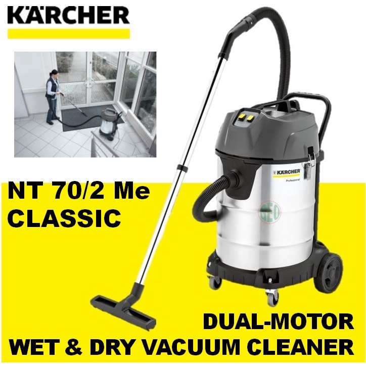 Karcher NT 70/2 Me Classic Dual Motor Wet and Dry Heavy Duty Vacuum Cleaner | Shopee Malaysia