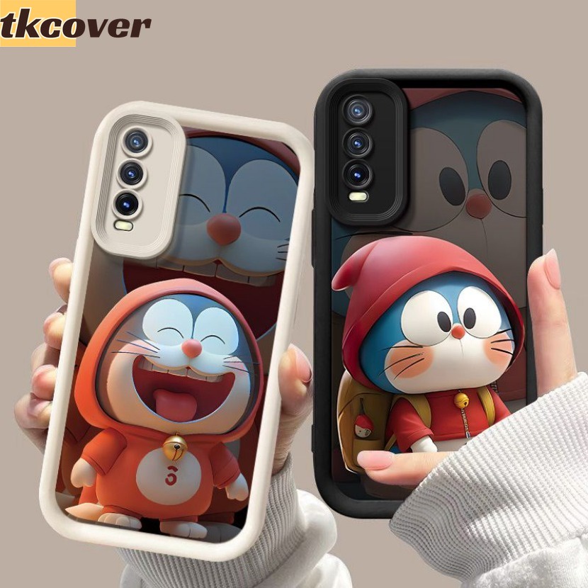 Cartoon Doraemon Soft Angel Eyes Phone Case For Vivo Y20 Y20S Y20i Y11S ...