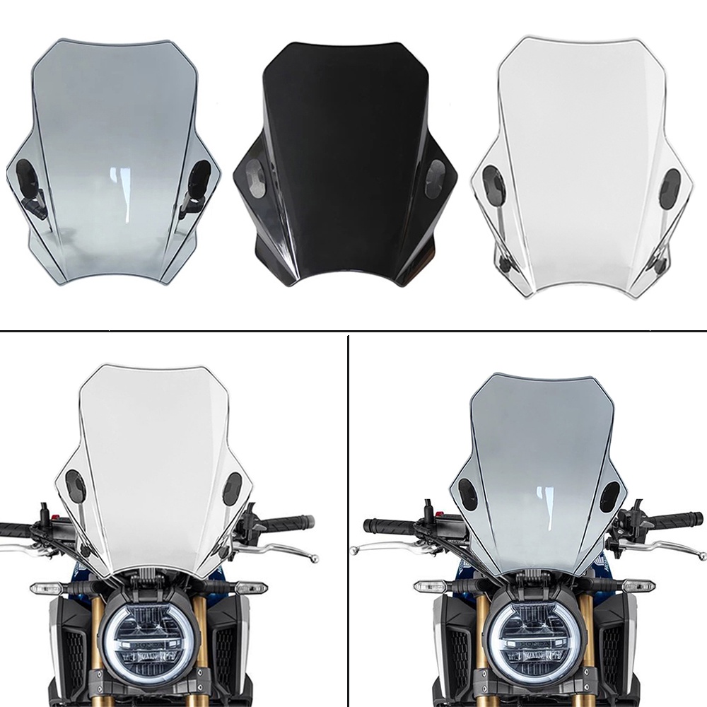 Motorcycle High quality ABS plastic Adjustable Windshield Bat For HONDA ...