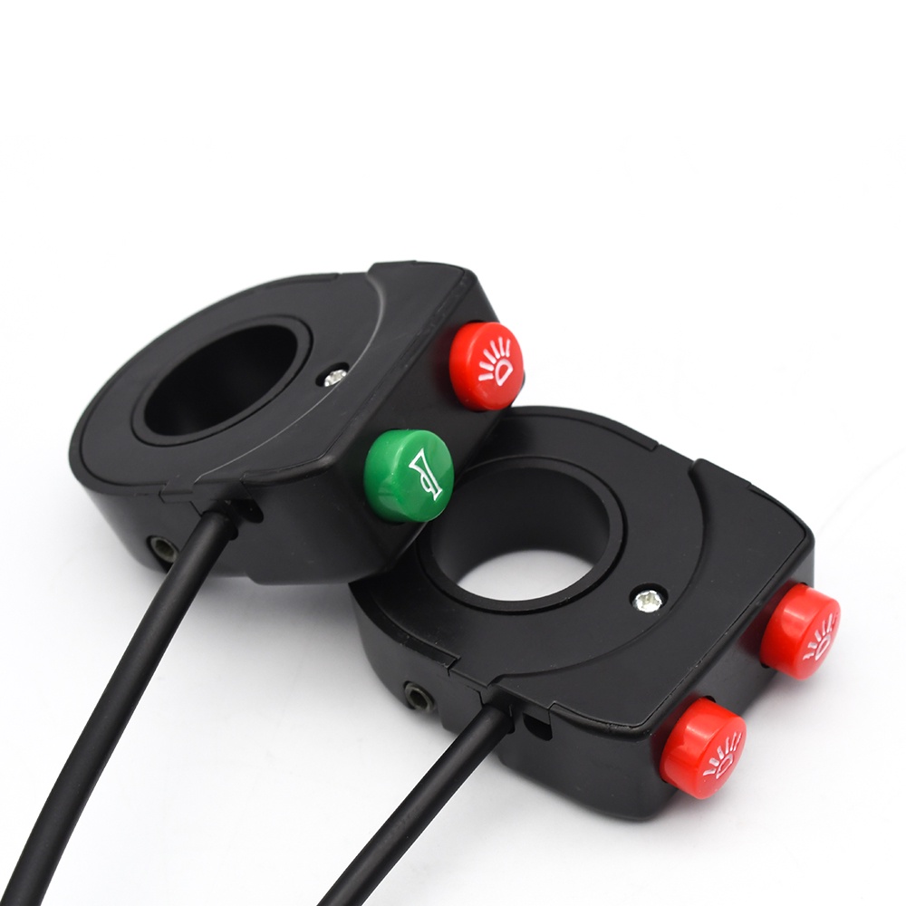 22mm Motorcycle Handlebar Switch Electric Bike Scooter Horn Turn ...