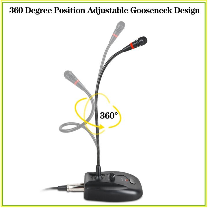 Gooseneck Condenser Microphone Studio Recording Desktop Computer ...
