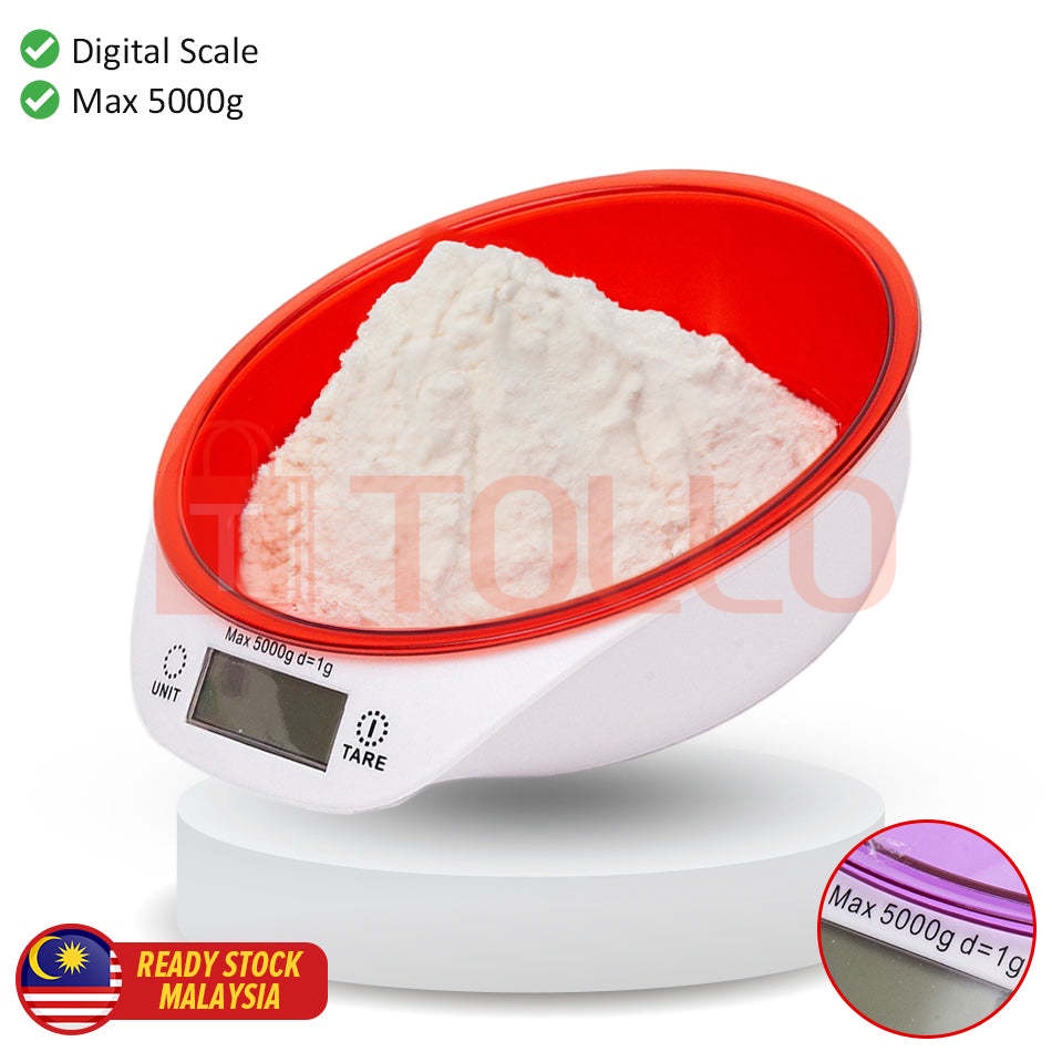 Tollo_regina Digital Kitchen Weight Scale / Alat Penimbang Digital ...