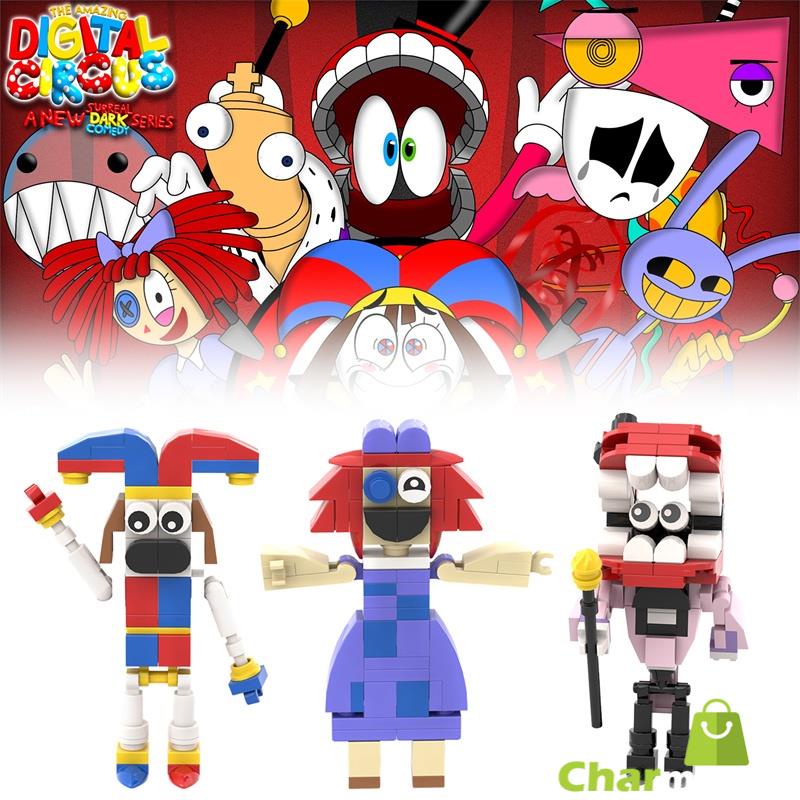 The Amazing DIGITAL Circus Building Blocks Set Clown The Amazing ...