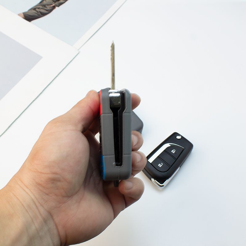Toyota Hilux Rogue & Revo Single / Double Cab / New Innova / Fortuner Flip Key Remote Silicone ...