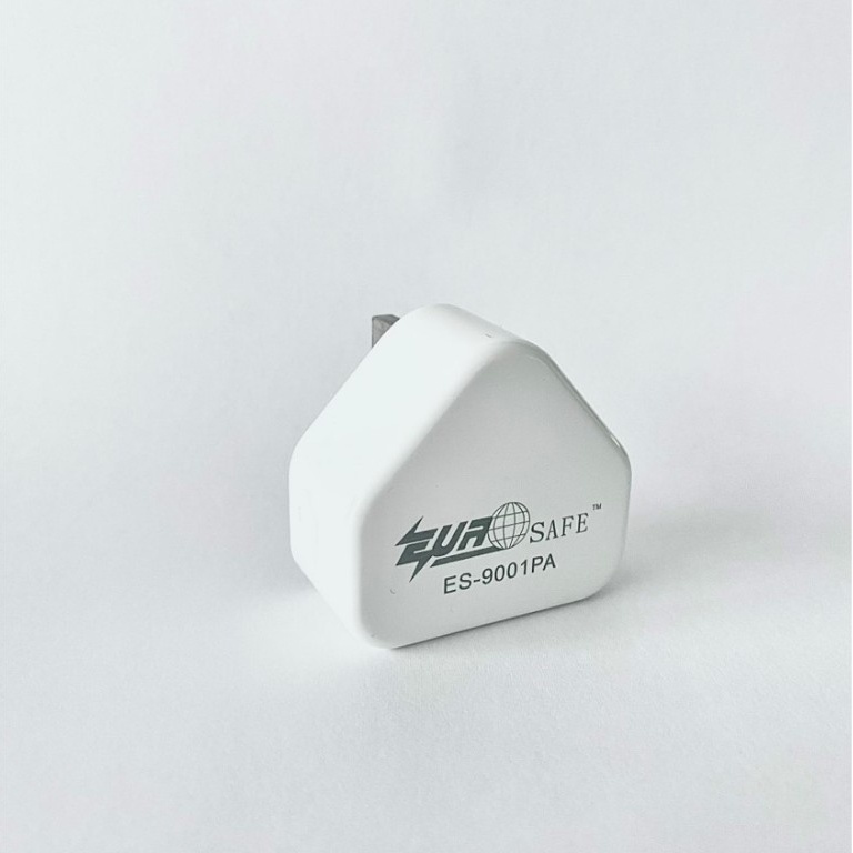 3 Pin Plug Double USB Eurosafe / Smart Phone Charger Adaptor / UK Plugs ...