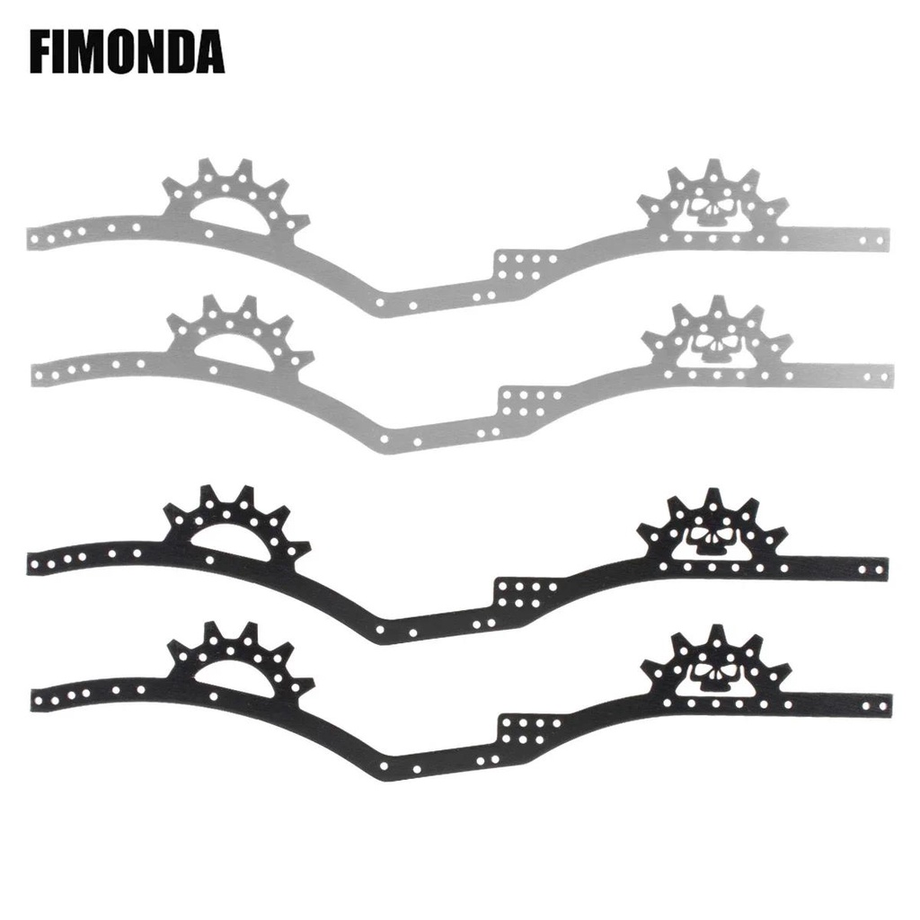 Aluminum Alloy LCG Chassis Kit Frame Rails Metal Girders CMS Servo ...