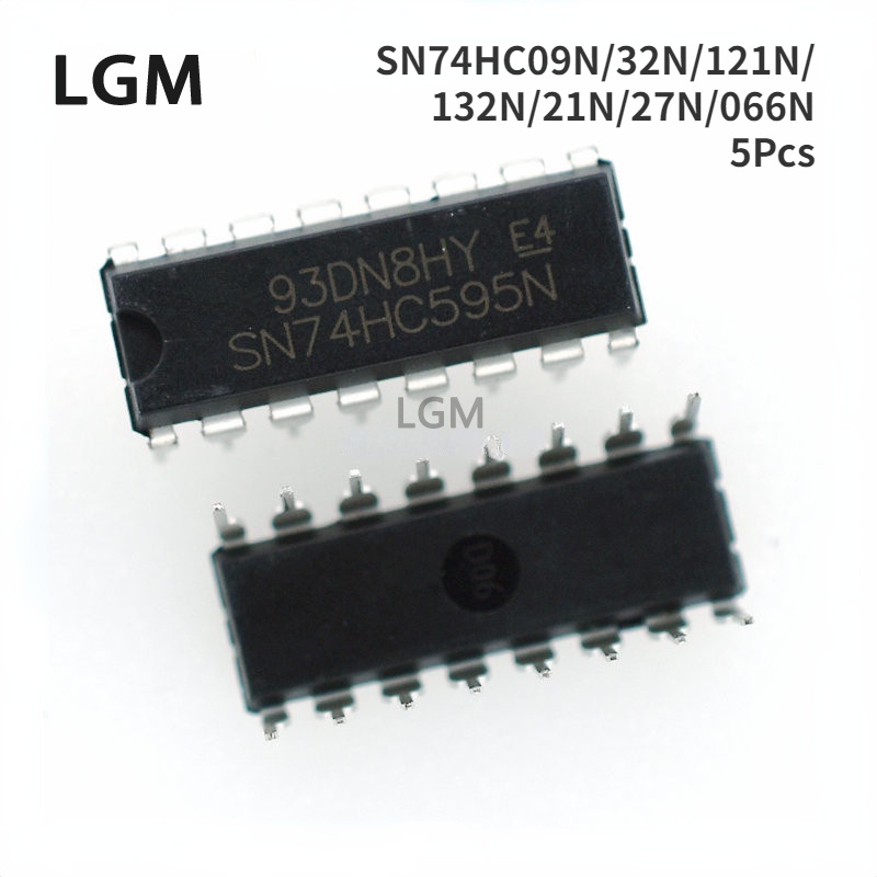 5Pcs Original SN74HC09N SN74HC32N SN74HC121N SN74HC132N SN74HC21N ...