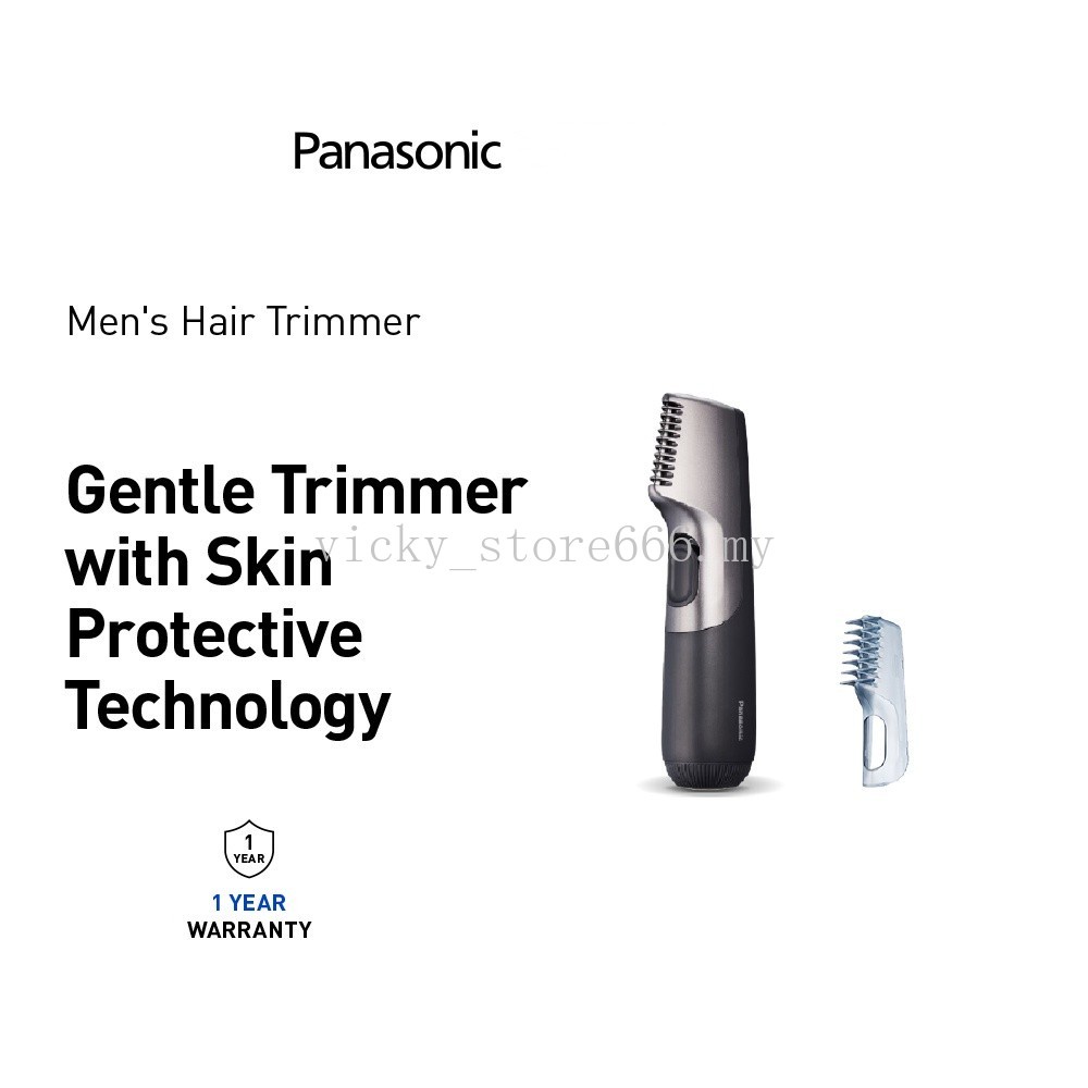 Panasonic ER-GK20 Body Hair Trimmer Mens Grooming Body Shaver Battery ...