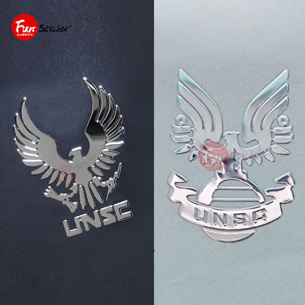 Metal Sticker halo halo Soldier Captain UNSC Space Command halo Logo ...