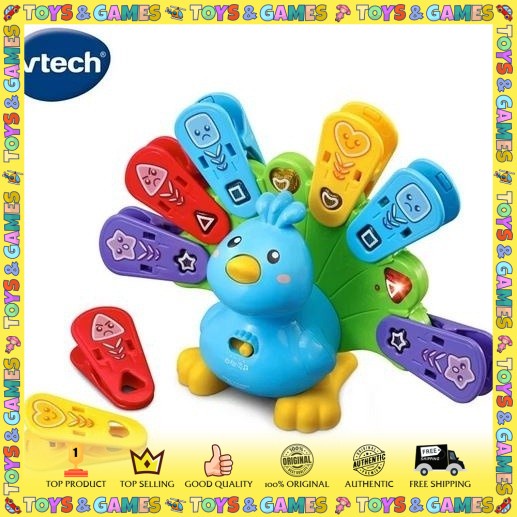 Vtech Toddler Feathers and Feelings Peacock Early Learning Education ...