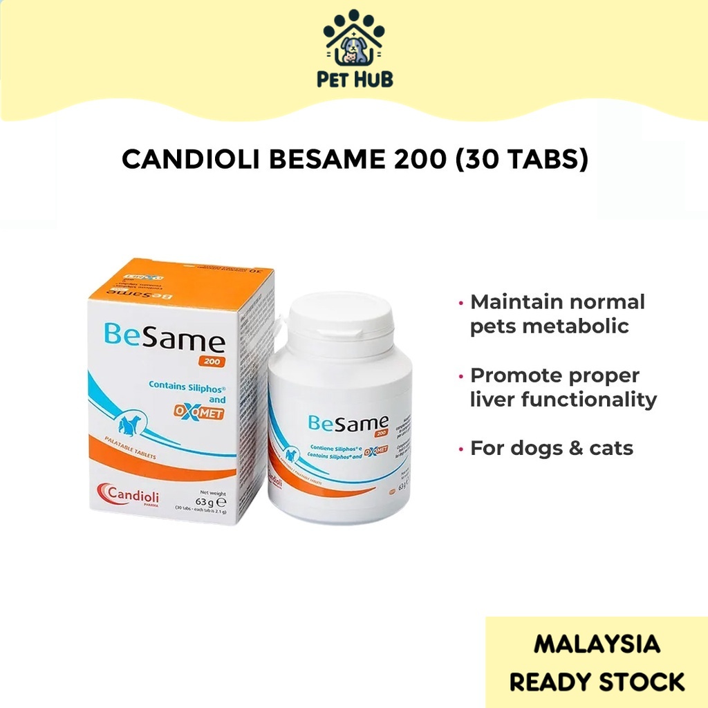 Candioli Besame 200 30 Tablets for Dog & Cat | Maintain Metabolic ...