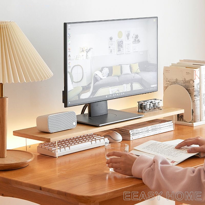 Computer Monitor Elevating Rack, Office Desktop Screen Elevating Rack ...