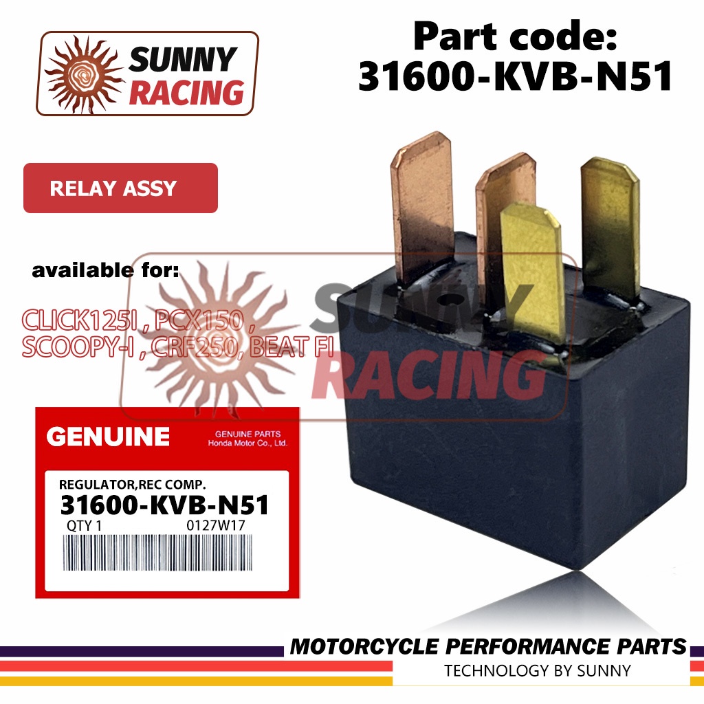 Relay Assy/Starter Relay for Click125I / Pcx150 / SCOOPY-I / CRF250 ...