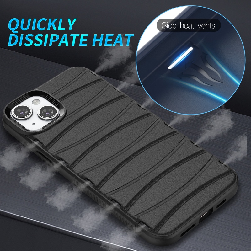 Heat Dissipation Cooling Case for iPhone 15 Pro Max iPhone15 Plus ...