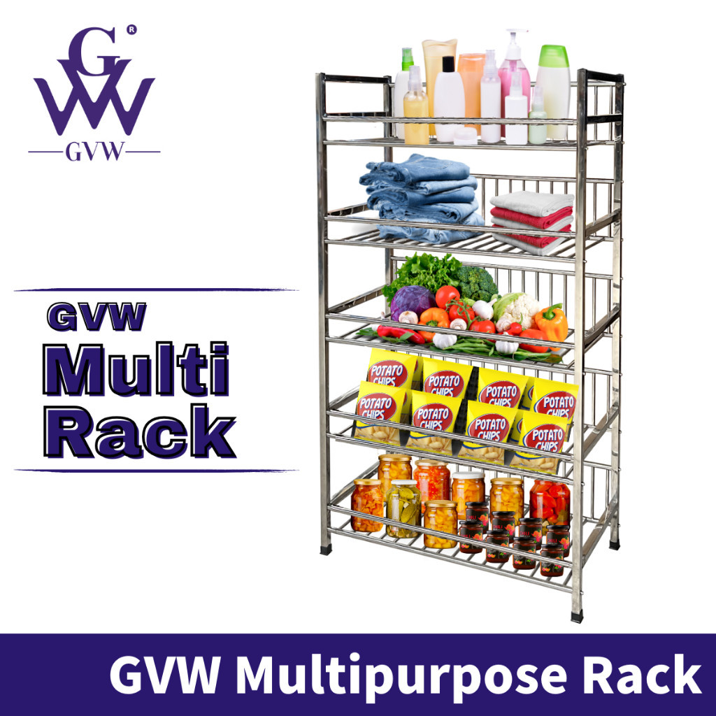 GVW Stainless Steel Kitchen Rack Dapur Masak Multipurpose Rack Rak ...