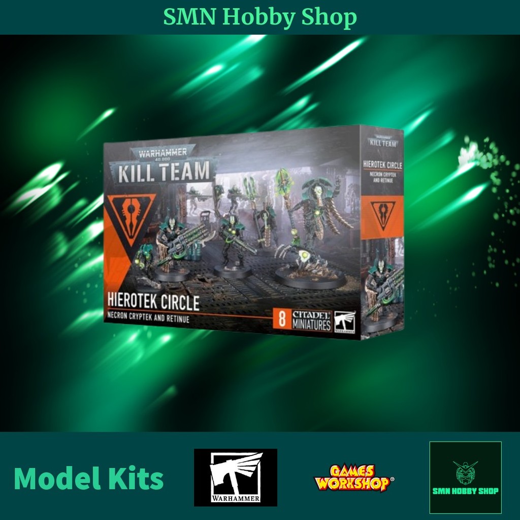 Miniatures Kill Team Hierotek Circle Necron Cryptek And Retinue 8 ...