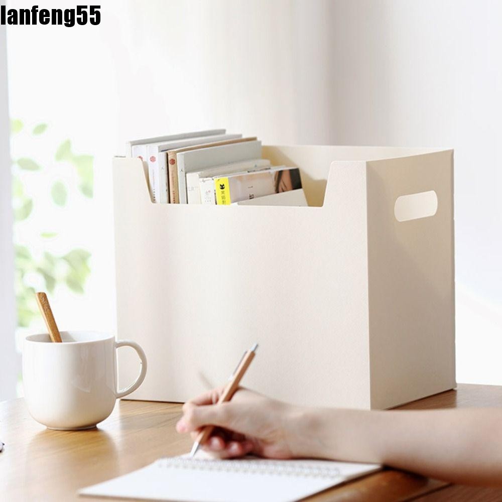 LANFENG File Organizer Box, Large Capacity Paper Organizer Folding File ...