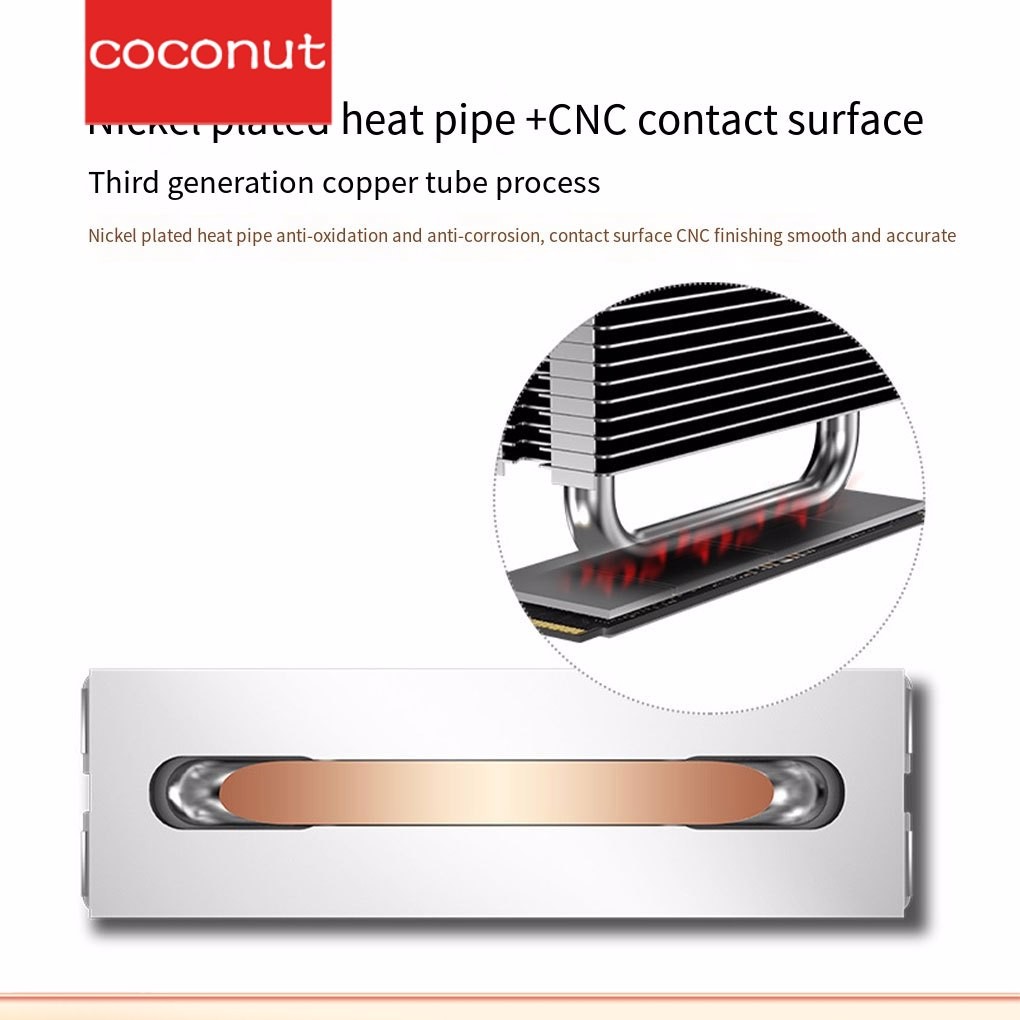 1/2 Solid State Cooling Hard Disk Heating Sink with 6010 Fan Radiator ...