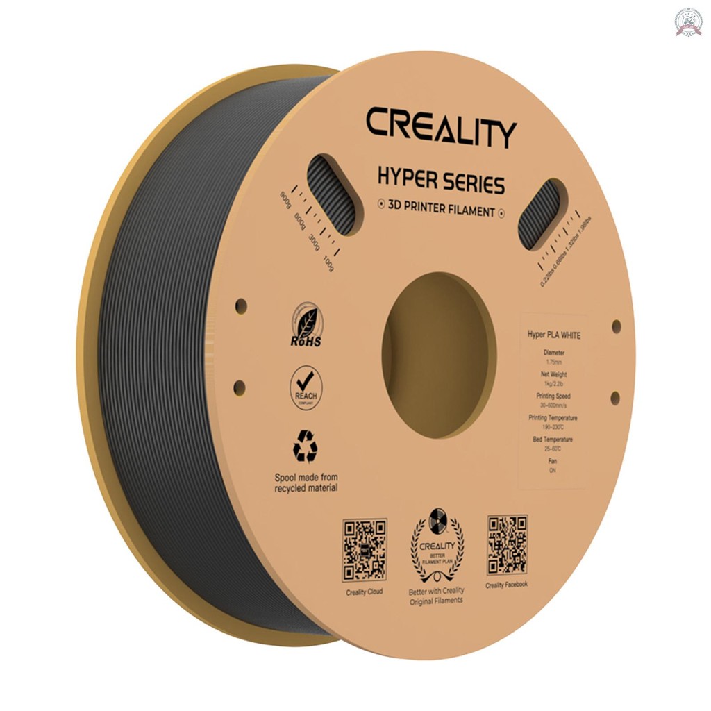 Creality Hyper PLA Filament 1.75mm High Fluidity High Speed 3D Printing ...