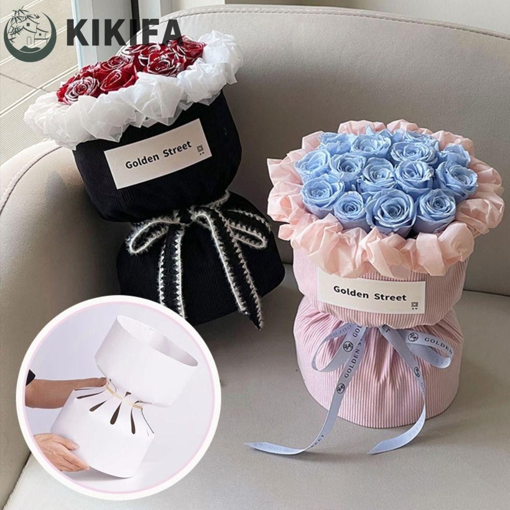 KIKIFA 10pcs Bouquet Shaping Paper, Waterproof Round Bouquet Stereotype ...