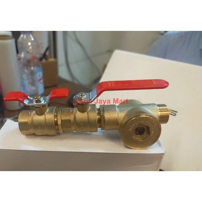 TEST Drain VALVE 1" Inch / Sight Glass TEST Drain VALVE Brass 1" DN25 ...