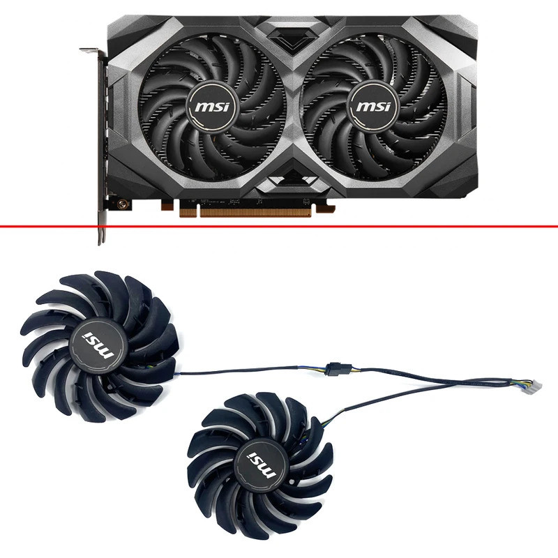 Cooling Fan 87MM PLD09210S12HH 4Pin RX5600 RX5700 Cooler Fan For MSI ...