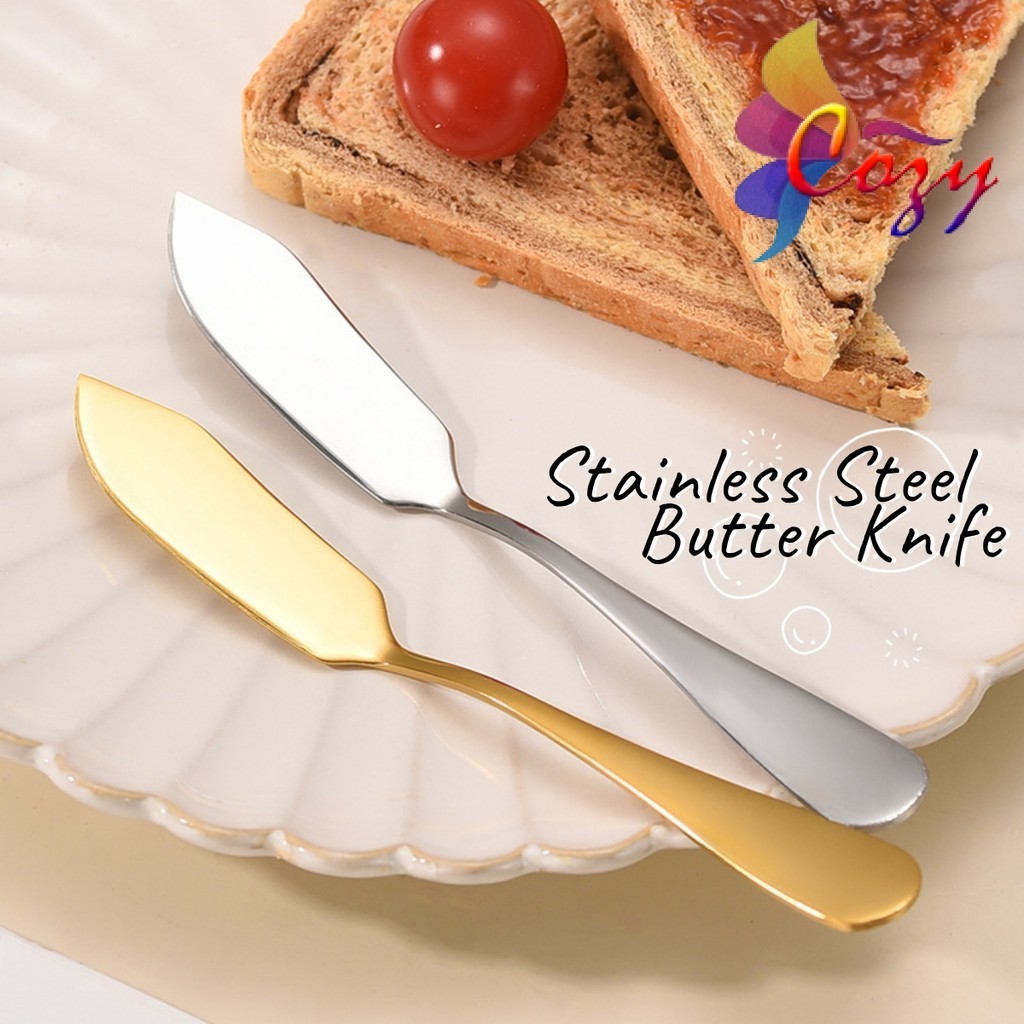 Stainless Steel Butter Knife Butter Spreader Bread Toast Smeared Cream ...