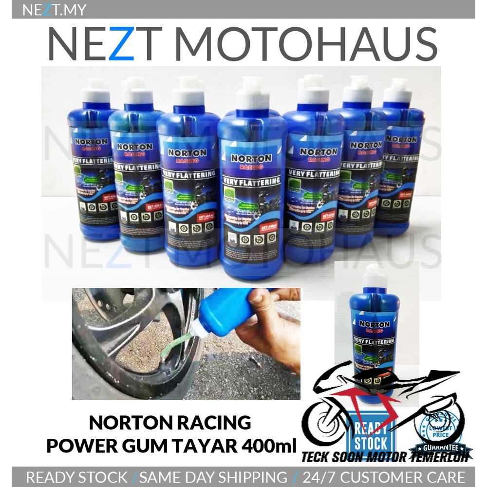 TAYAR GAM TUBELESS NORTON RACING SPORTRIM POWER GUM TAYAR GAM 400ml TBM ...