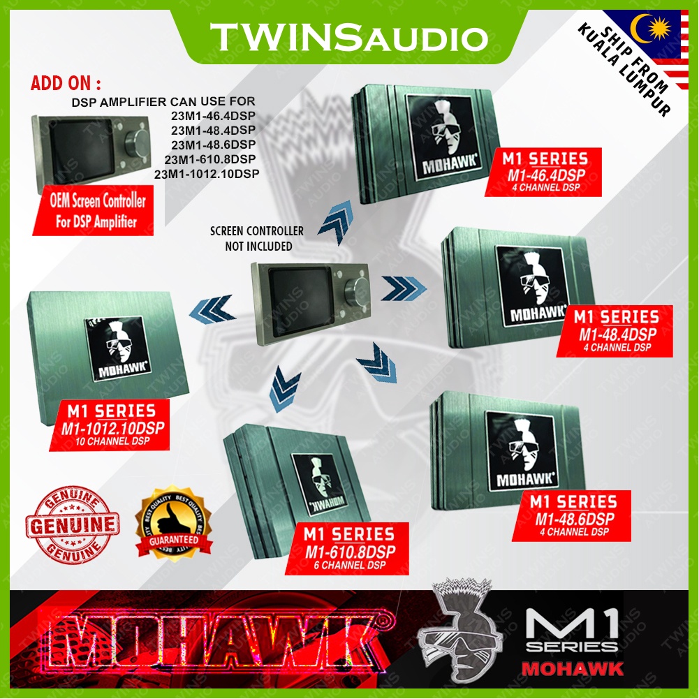Mohawk M1 Series Car Audio DSP Amplifier | Shopee Malaysia