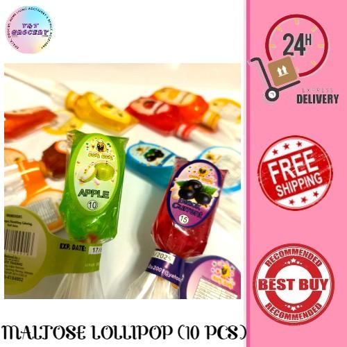 【SNACK】Ready Stock candy Maltose Lollypop/Colorful Maltose Candy ...