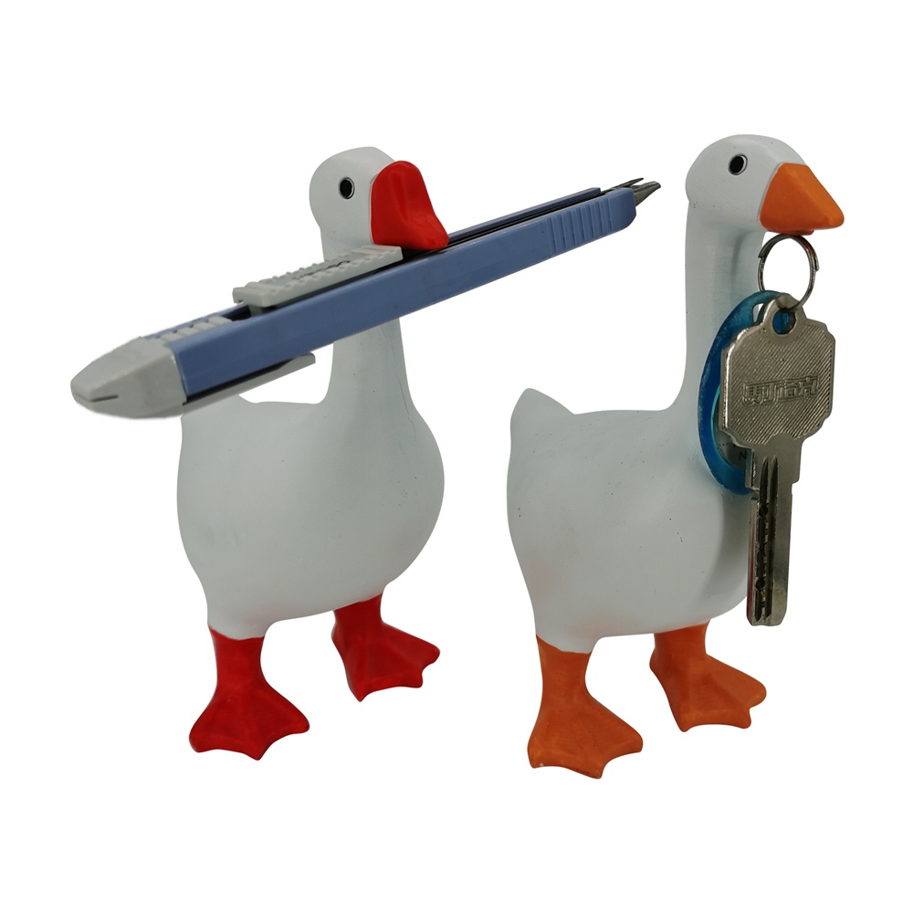 Creative Middle Finger Duck Ornaments Middle Finger Duck Statue Resin ...